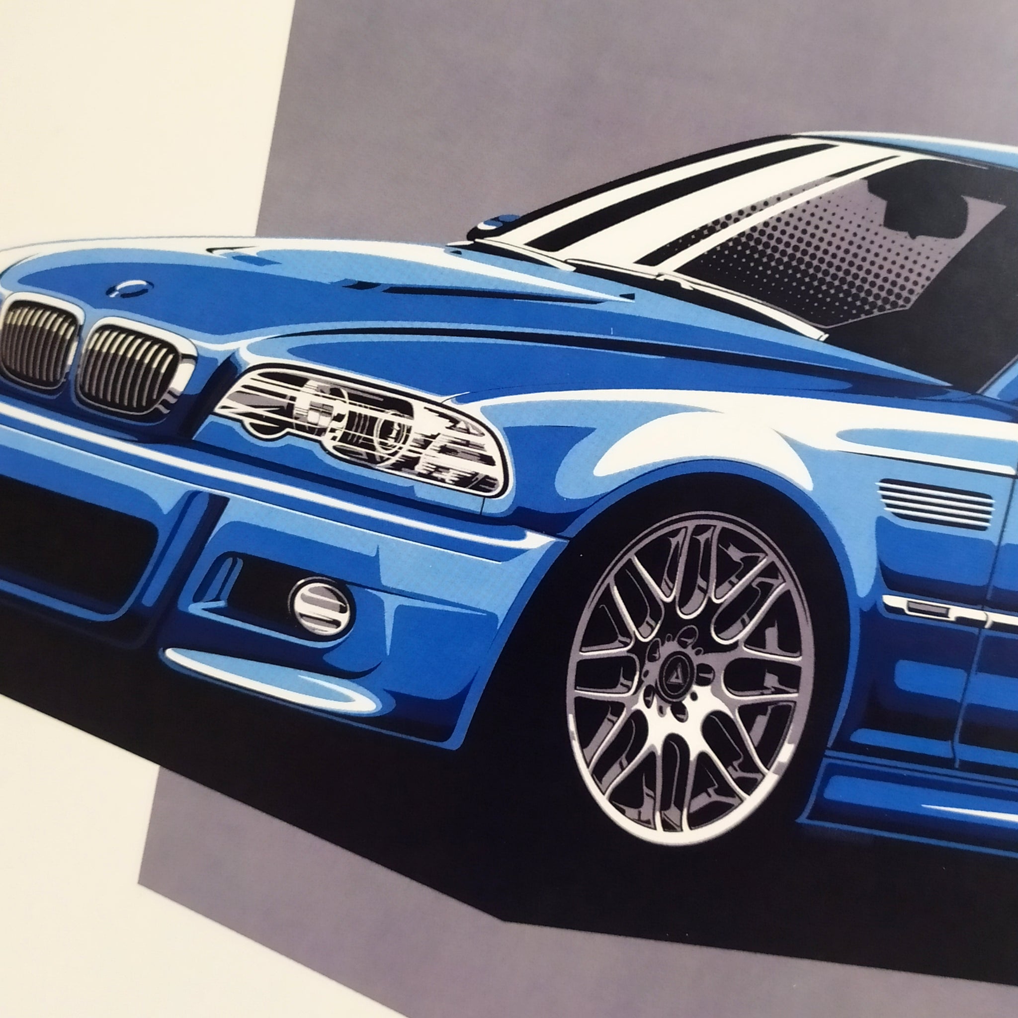 Legends Automotive Art | BMW M3 E46 Coupe High-Quality Poster